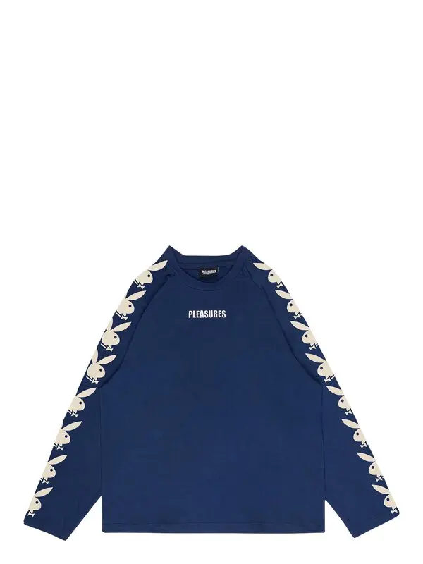 PLEASURES Pb Raglan Long-sleeve - Blue
