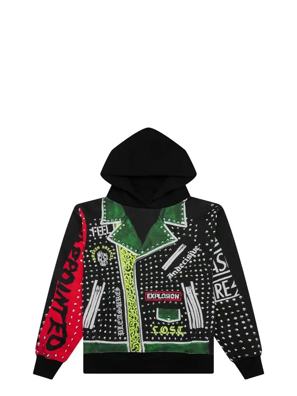 PLEASURES Explosion Hoodie - Black