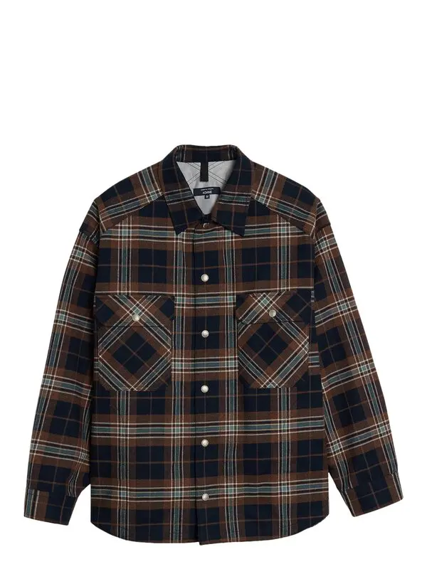 Comme Des Garçons Cotton Flannel Shirt - Brown