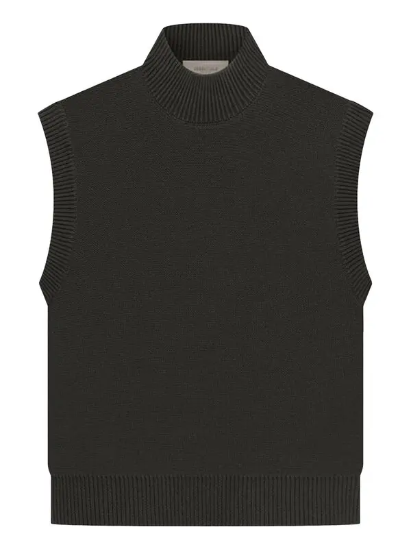 Fear Of God Pullover Mockneck Vest - Black