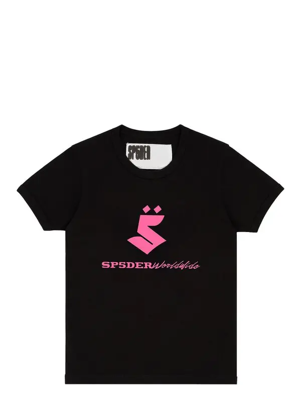 SP5DER 5uki Baby Tee - Black