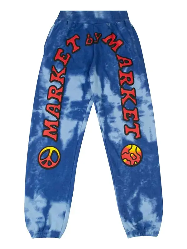 MARKET Cali Lock Gradient Tie Dye Sweatpants - Multicolor