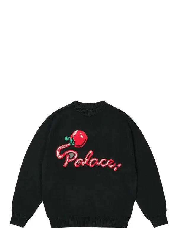 PALACE Tommy Knit - Black