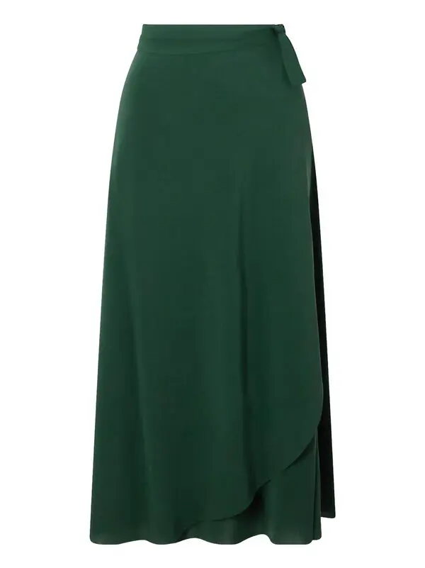 ERES Julieta Stretch-jersey Wrap Midi Skirt - Green