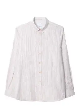 Paul Smith White Stripe Button-down Shirt - Multicolour