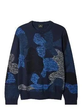 Paul Smith Floral Sweater - Blue