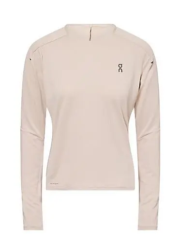 On Performance Long-sleeve Stretch-woven Top - Desert
