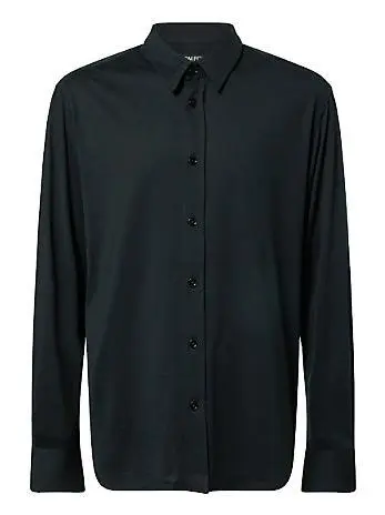 TOM FORD Regular-fit Button-up Silk And Cotton-blend Shirt - Black