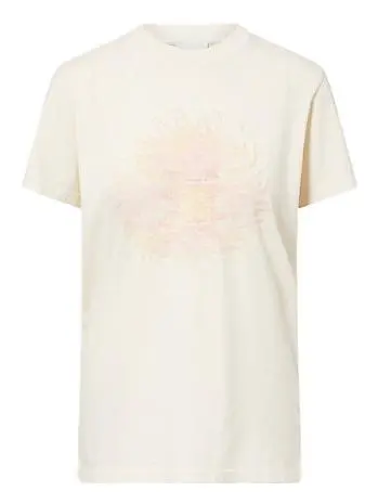 Isabel Marant Zoeline Graphic-print Cotton T-shirt - Ecru