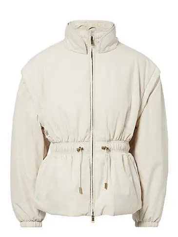 Isabel Marant Dastyni Padded Woven Coat - Ecru