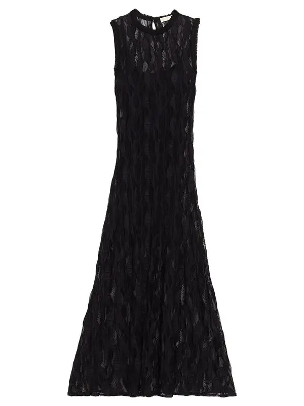 Ulla Johnson Venus Lace Tank Midi Dress - Noir
