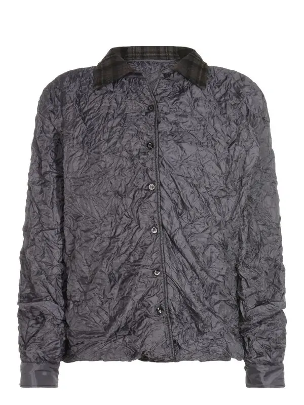 MAISON MARGIELA Casual Jacket - Anthracite/brown Check