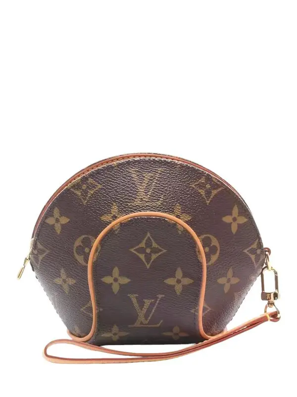 LOUIS VUITTON 2005 Mini Ellipse Clutch - Brown