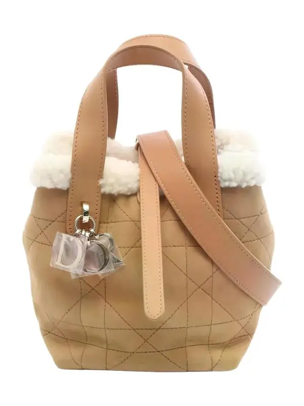 Dior 2020s Mini Dioralps Toujours Tote - Neutrals