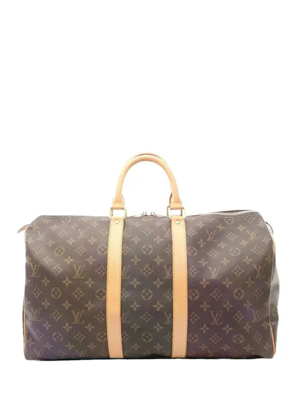LOUIS VUITTON 2002 Keepall 45 Monogram Canvas Holdall - Brown