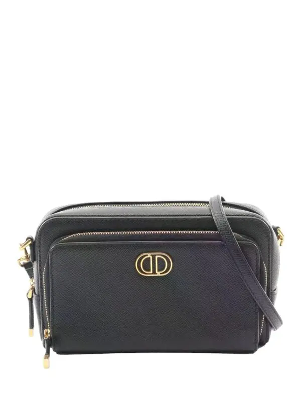 Dior Karo Leather Mini Bag - Black