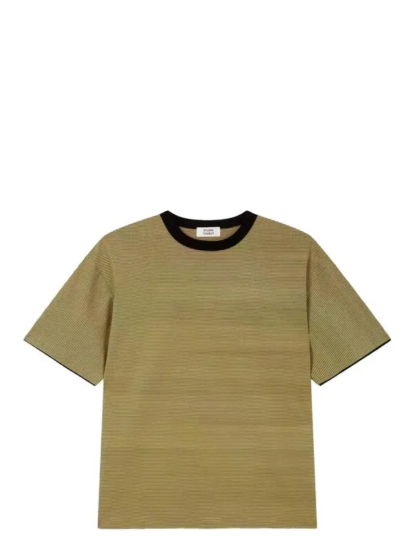 STUDIO TOMBOY Striped Round-neck T-shirt - Neutrals