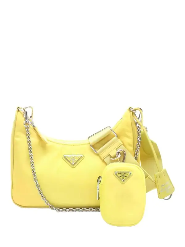 Prada 2005 Re-edition Shoulder Bag - Yellow