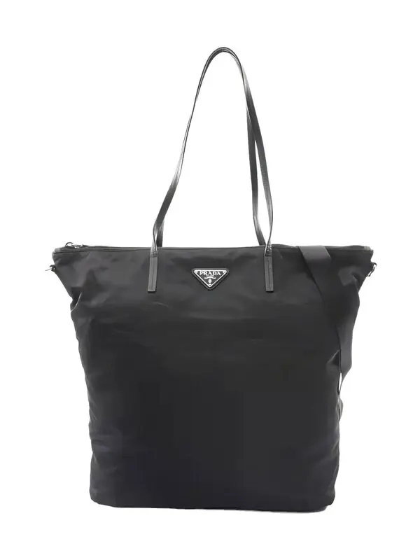 Prada 2010s Zip-fastening Tote Bag - Black