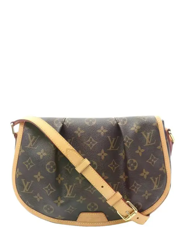 LOUIS VUITTON 2011 Menilmontant Pm Shoulder Bag - Brown