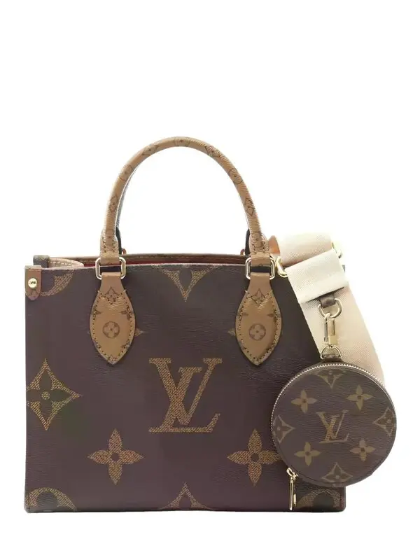 LOUIS VUITTON 2021 Onthego Pm Handbag - Brown