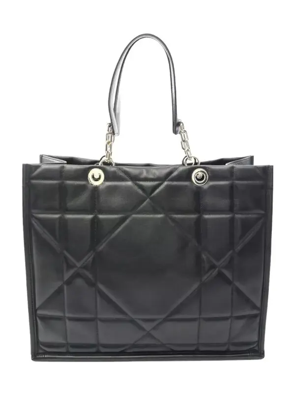 Dior 2010s Quilted Tote Bag - Black