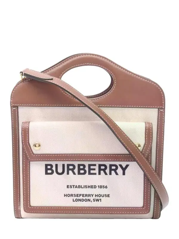 Burberry 2000s Horseferry Tote Bag - Neutrals