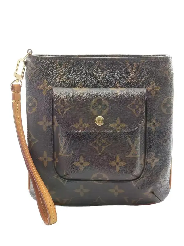 LOUIS VUITTON Partition Monogram Pouch - Brown