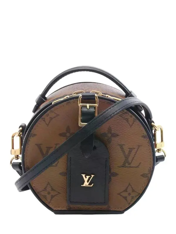 LOUIS VUITTON 2021 Mini Monogram Round Handbag - Brown
