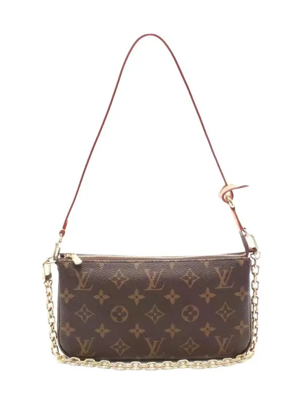 LOUIS VUITTON 2021 Monogram Pochette Accessoires Handbag - Brown