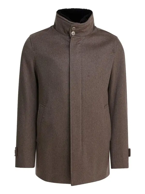 Herno Cashmere Coat - Brown