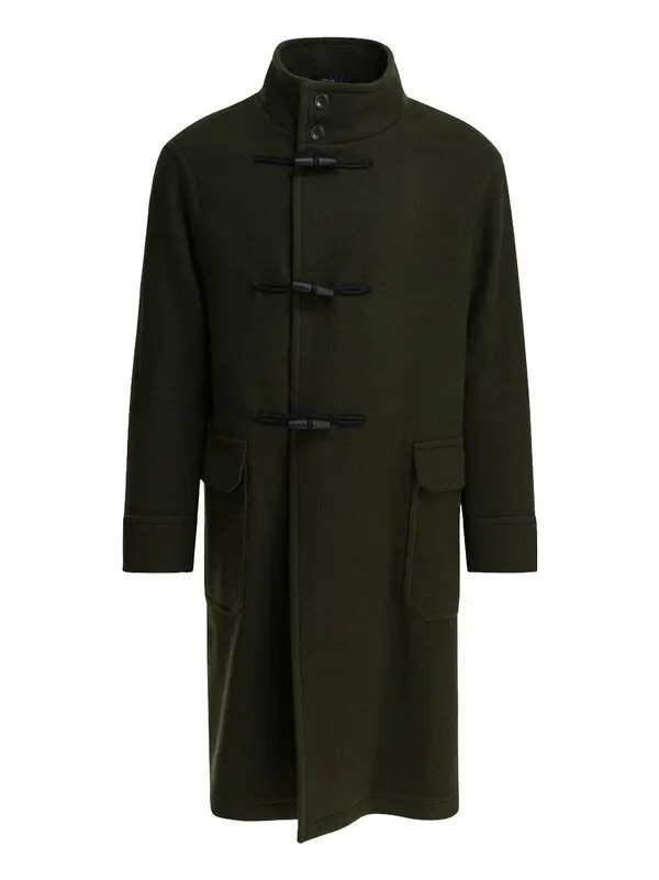 Tagliatore Long Coat - Green