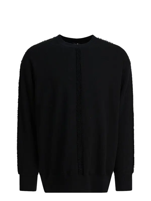 Comme Des Garçons Cotton Crewneck Sweatshirt - Black