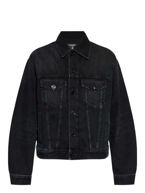 Balmain Denim Jacket - Black