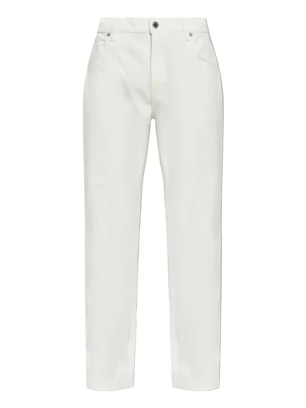 Balmain Tapered Leg Jeans - Cream
