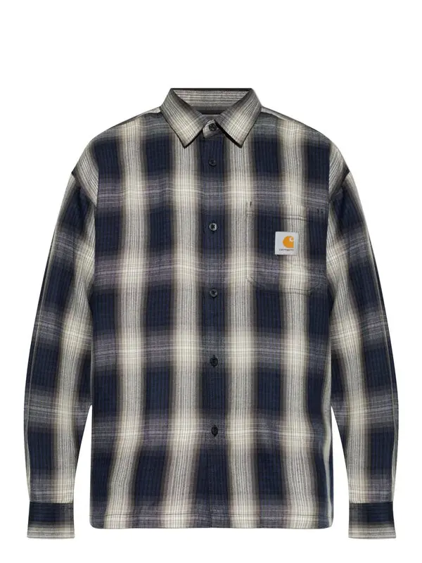 Carhartt Work In Progress Harlin" Shirt - Navy Blue