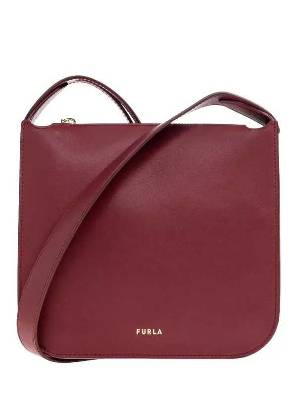 Furla Ava Small Shoulder Bag - Burgundy
