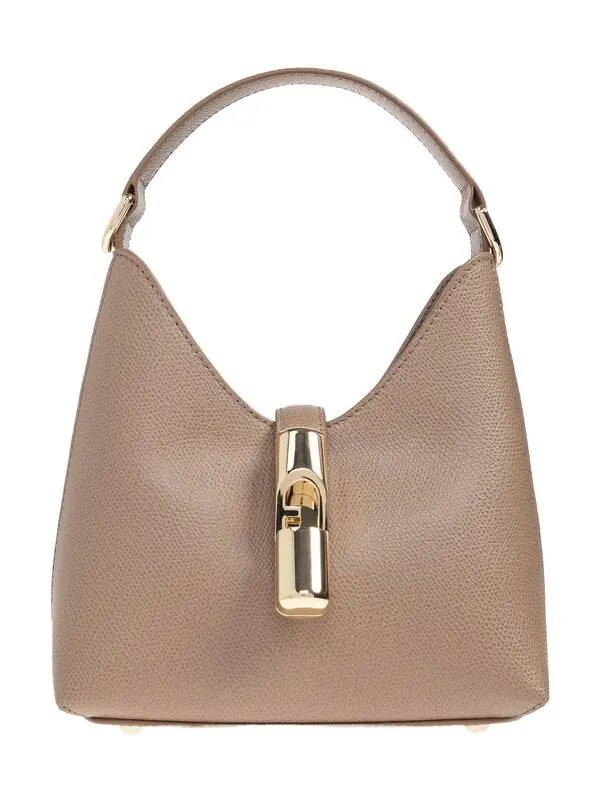 Furla Iride Mini’ Handheld Bucket Bag - Beige