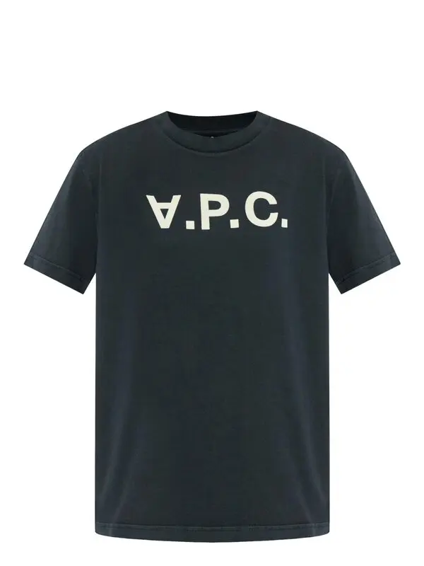 A.p.c. Logo T-shirt - Navy Blue