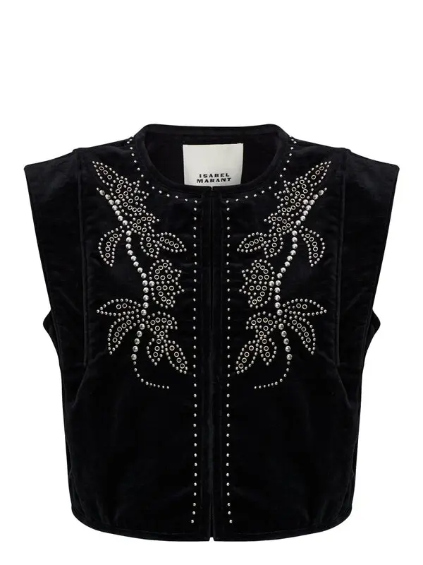 Isabel Marant Poppy Vest - Black