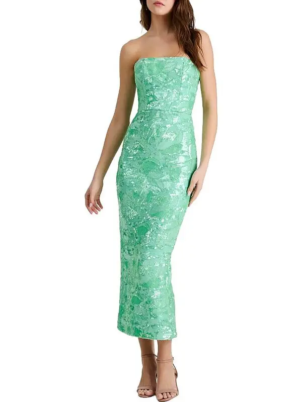 HELSI Leslie Sequin Gown - Seafoam Green