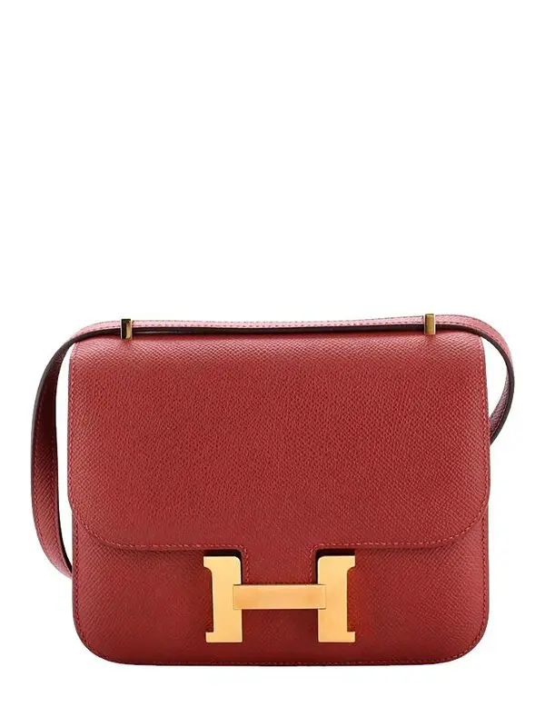 HERMES 18 Constance Nm Bag Epsom - Red