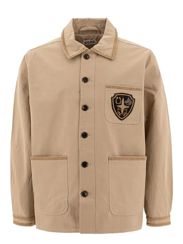 BODE Overshirt Jacket - Beige
