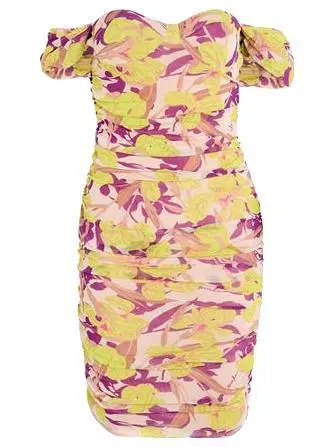 Pinko Floral-print Mini Dress - Pink