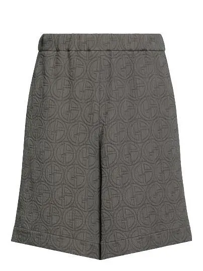 Giorgio Armani Woven Bermuda Shorts - Grey