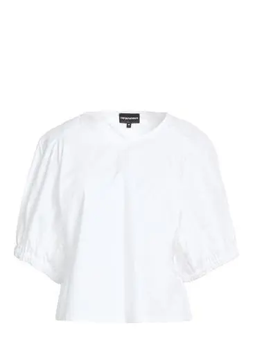 Emporio Armani Woven Top - White