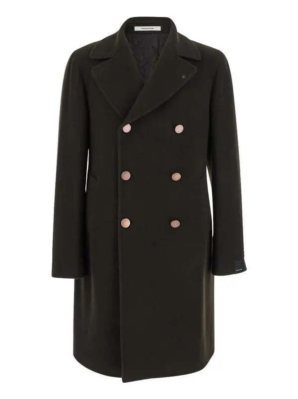 Tagliatore Arden Double-breasted Wool And Cashmere Coat - Brown