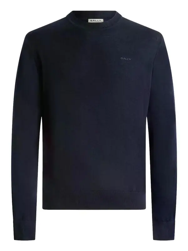 Bally Crew Neck Sweater - Blue