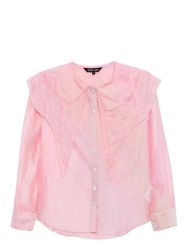 SISTER JANE Embroidered Blouse - Pink