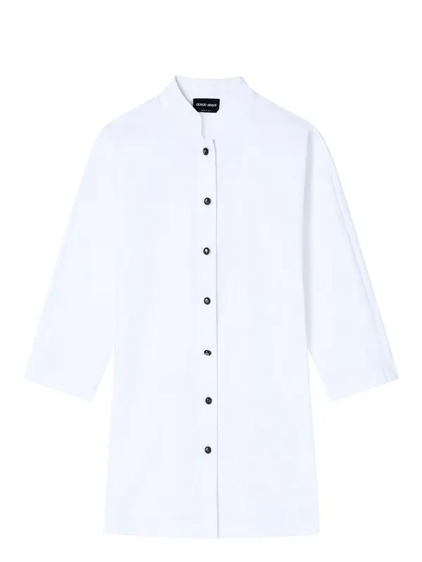 Giorgio Armani Cotton-poplin Shirt - White